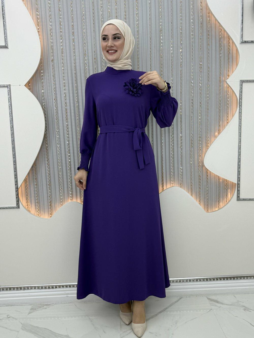 Güldane elbise Mor Modelleri En Uygun Fiyatlarla